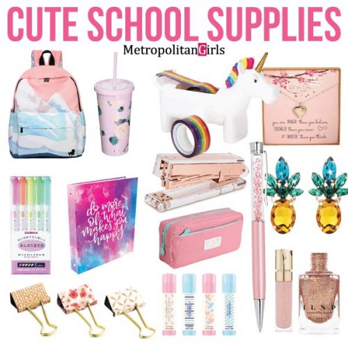 Cute 16 Back to School Supplies for Teen Girls