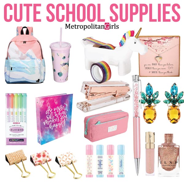 Cute 16 Back To School Supplies For Teen Girls Cute 16 Back To School Supplies For Teen Girls